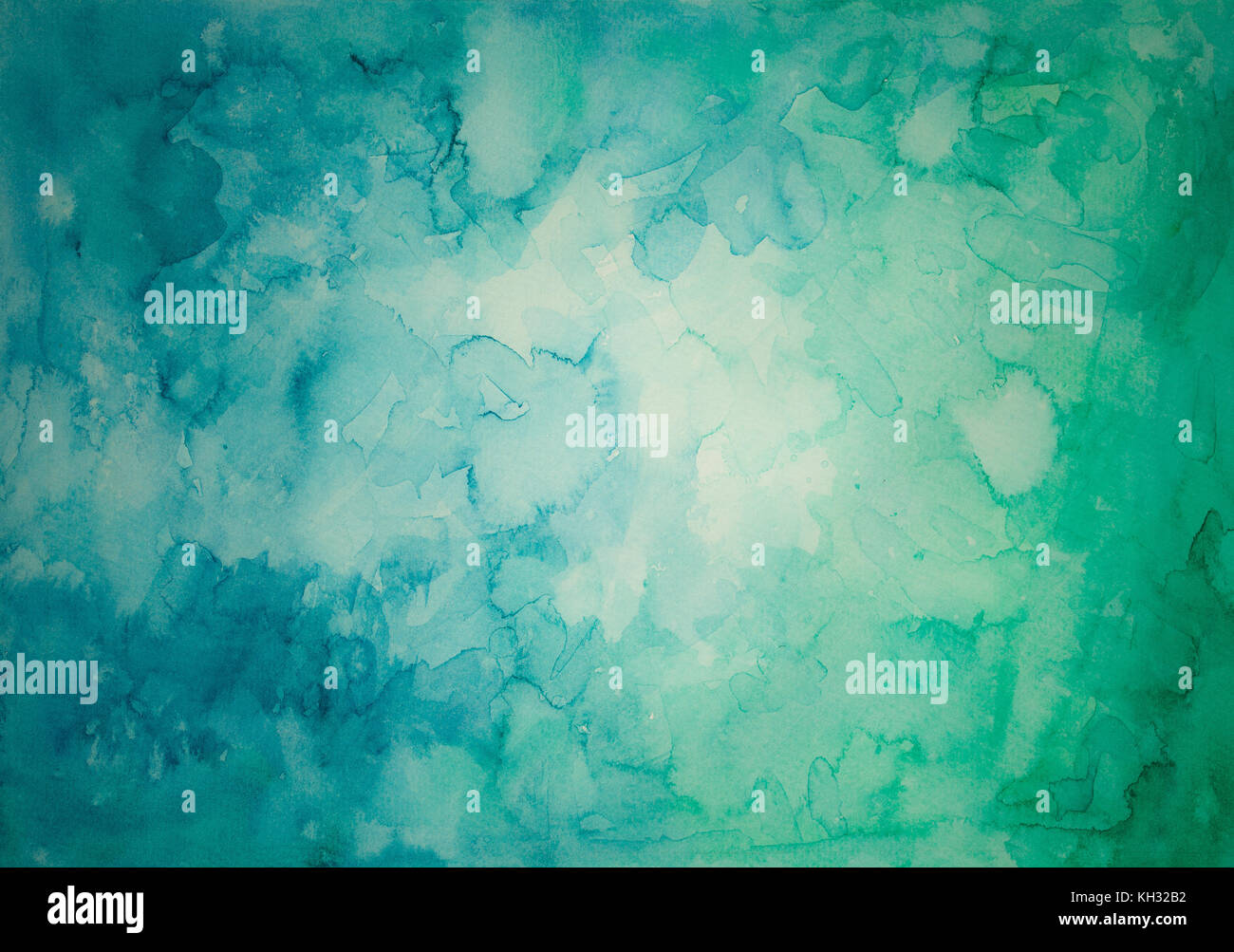 Cyan and blue hand painted backgrounds for diferent usages like Water ...