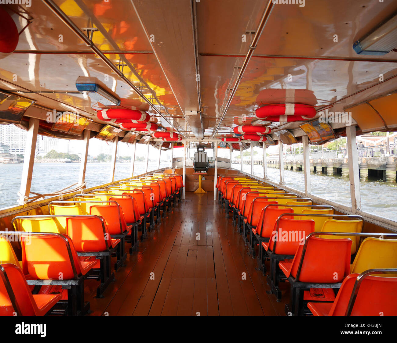 Insidea river express boat Stock Photo - Alamy