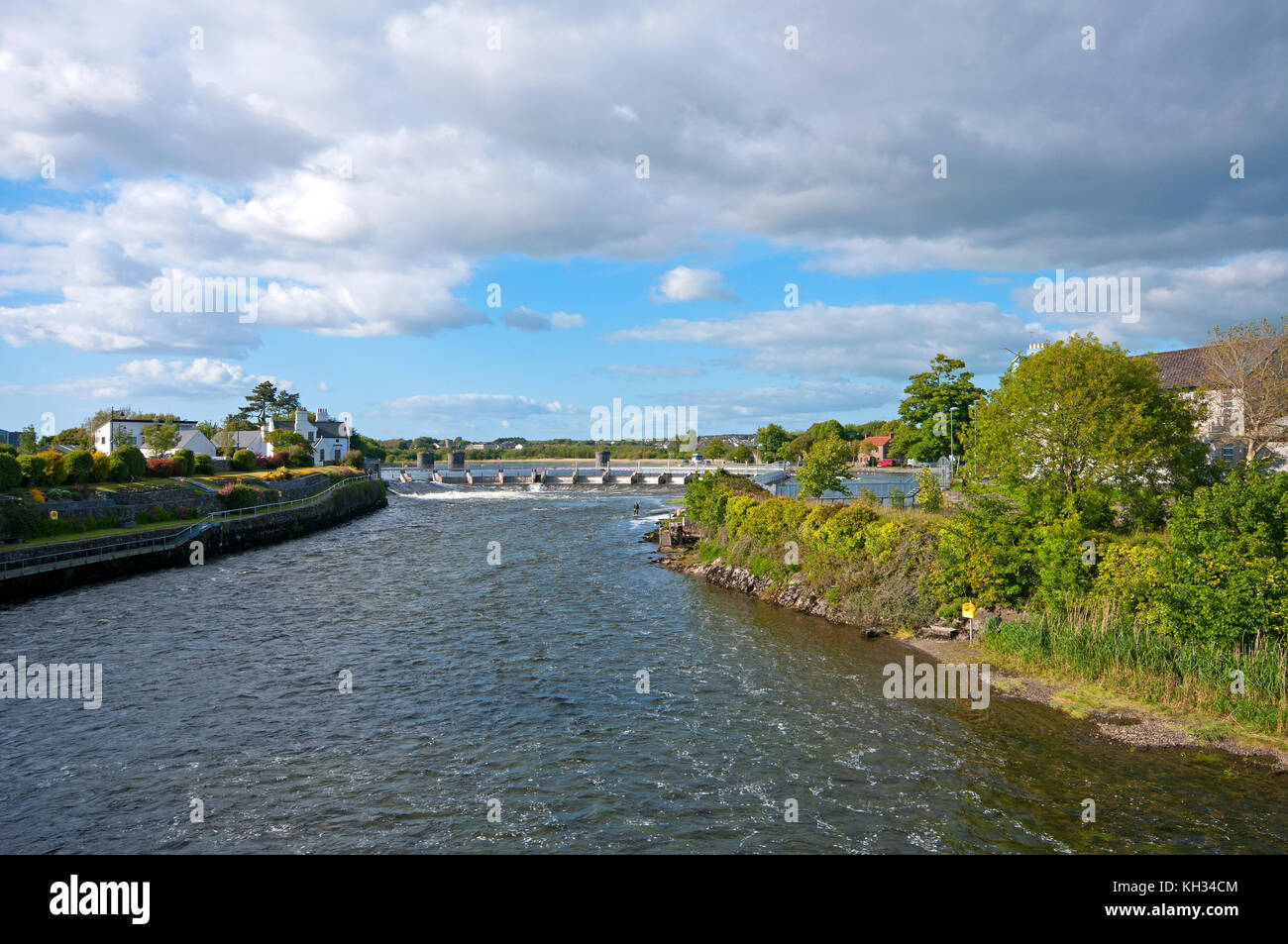 Corrib river in Galway, County Galway, Ireland Stock Photo - Alamy