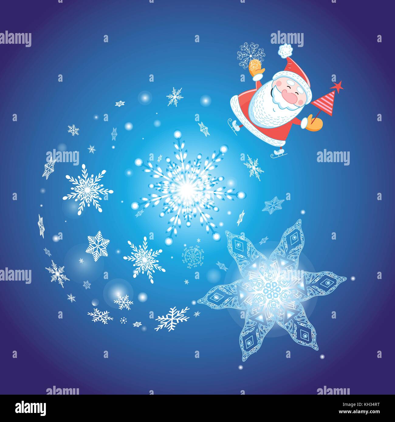 Snow bending tree Stock Vector Images - Alamy