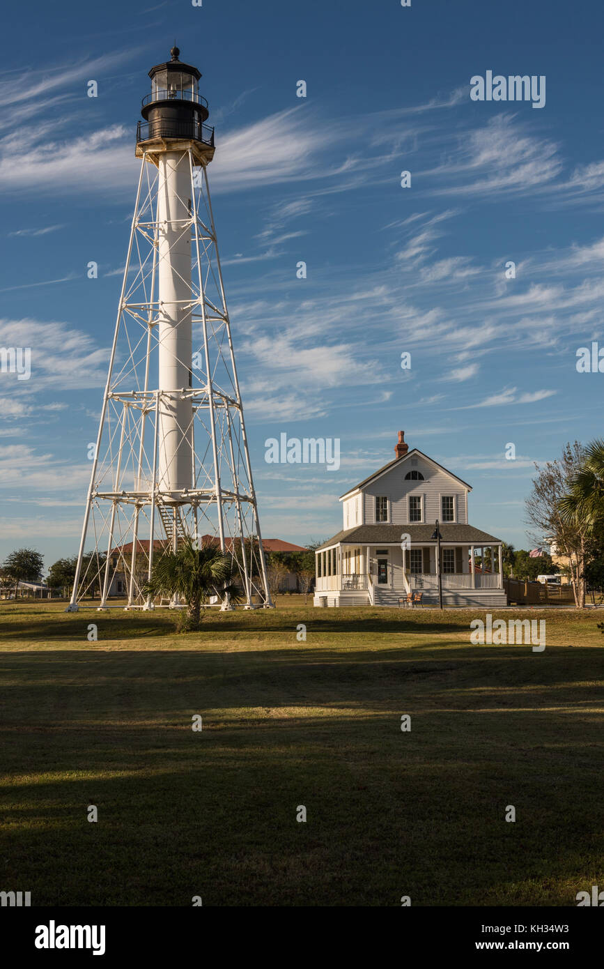 Cape San Blas Lighthouse Port St. Joe Florida USA Stock Photo - Alamy