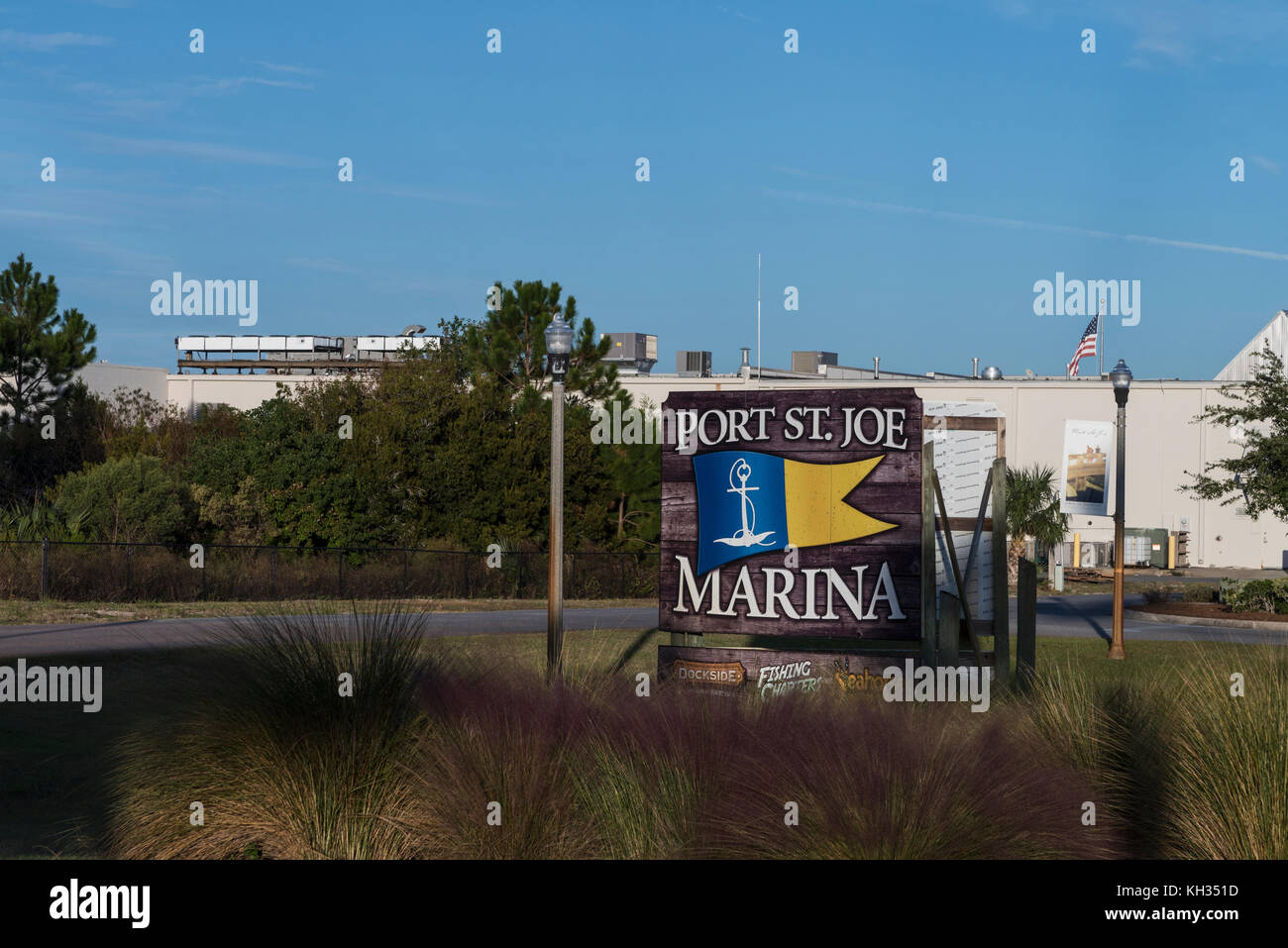 Port Saint Joe Marina, Florida USA Stock Photo - Alamy