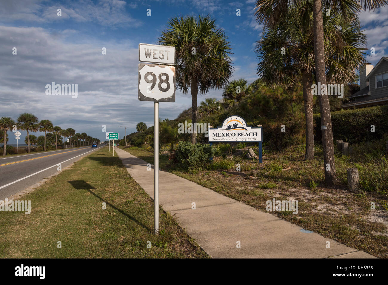 Mexico City Beach, Florida Stock Photo - Alamy