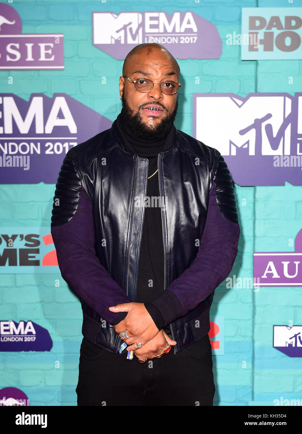 Donae'o attending the MTV Europe Music Awards 2017 held at The SSE ...