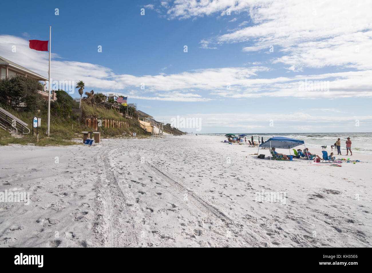 Florida Gulf Coast Dune Allen Beach Beaches High Resolution Stock ...