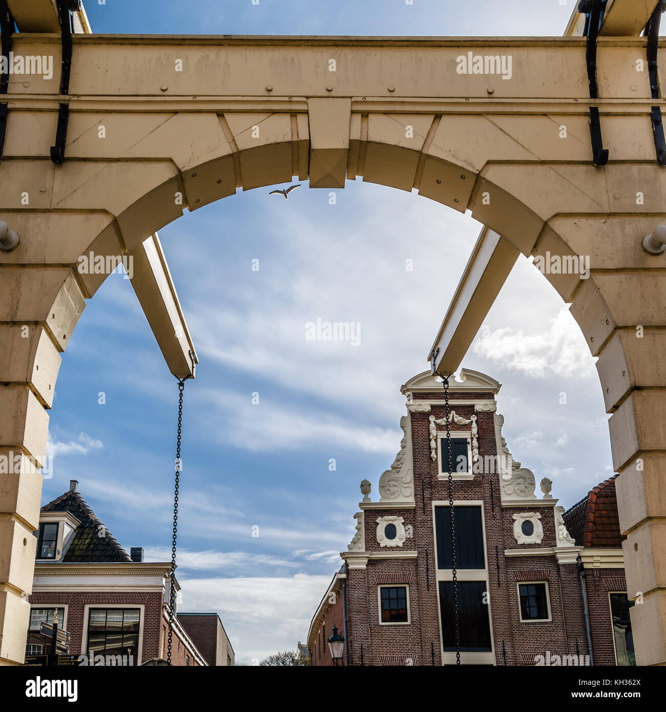 Typical bridge in Alkmaar, the Netherlands Stock Photo - Alamy