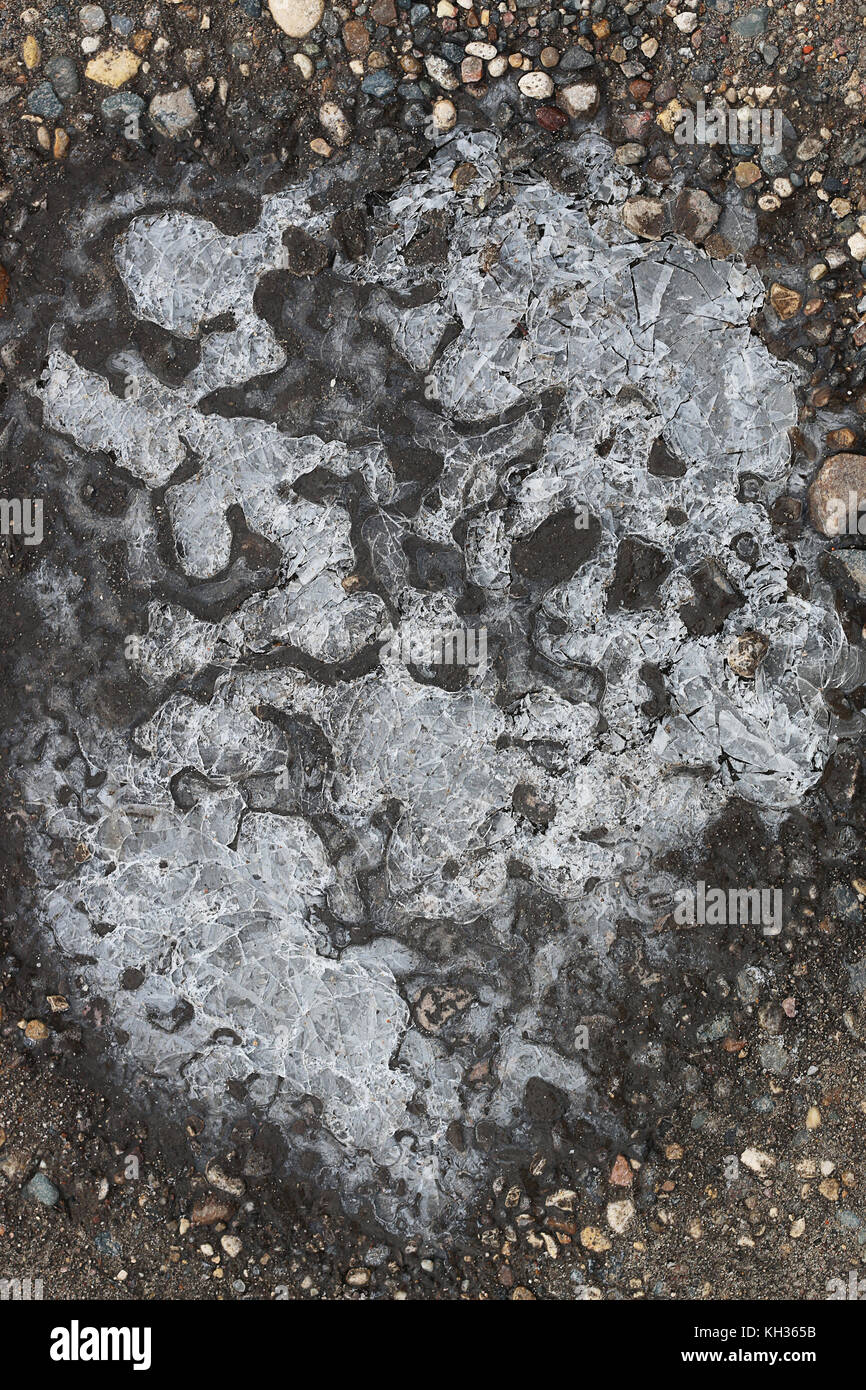 Puddle rime frost hi-res stock photography and images - Alamy
