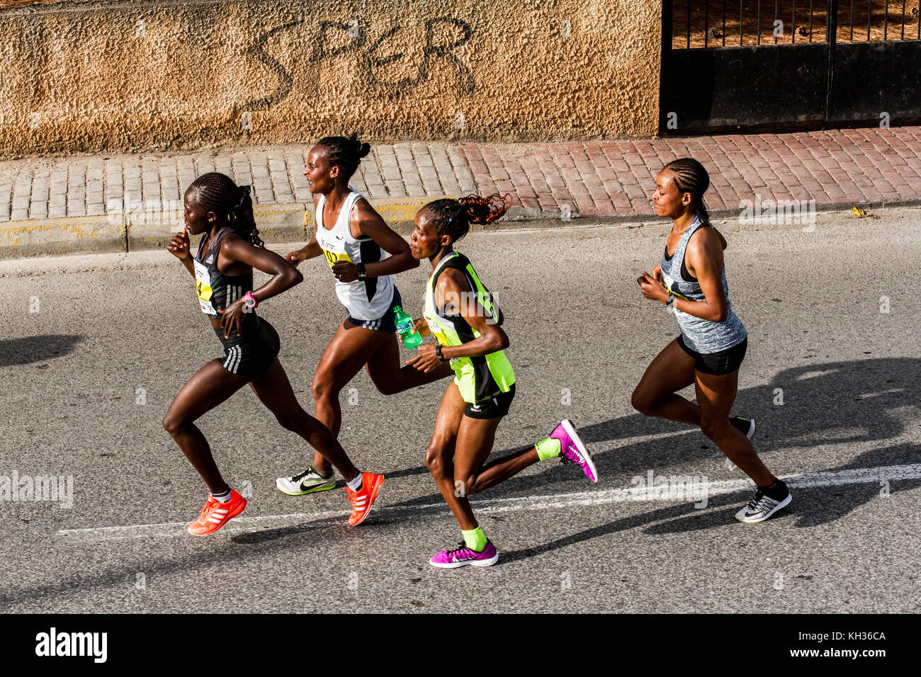 Athens, Greece. 12th Nov, 2017. The group of the first women athletes ...