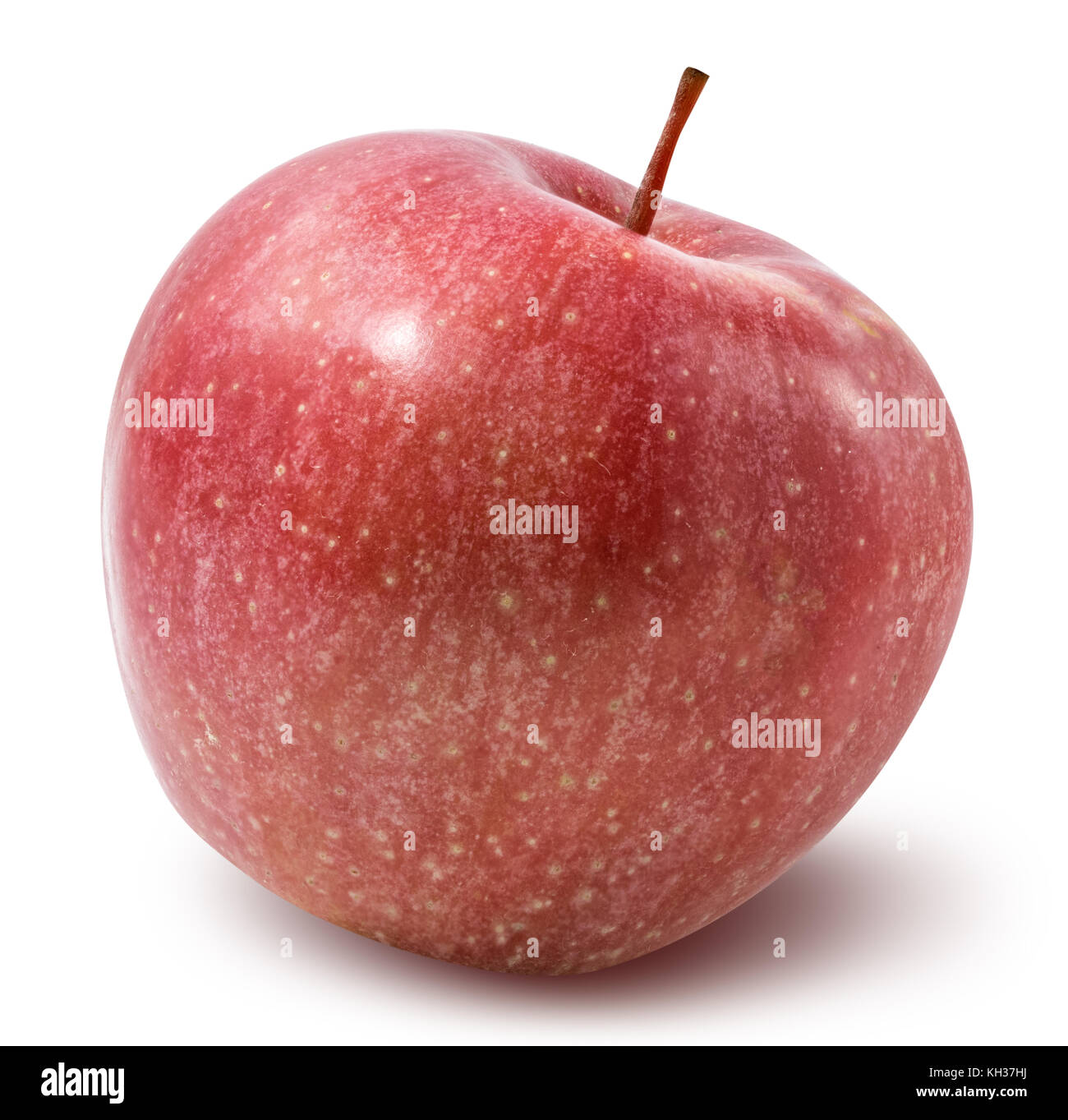 Fresh red apple isolated on white background with clipping path Stock ...