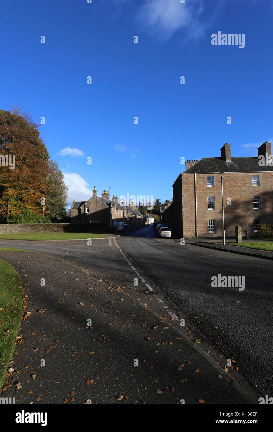 Glamis street scene Angus Scotland November 2017 Stock Photo - Alamy