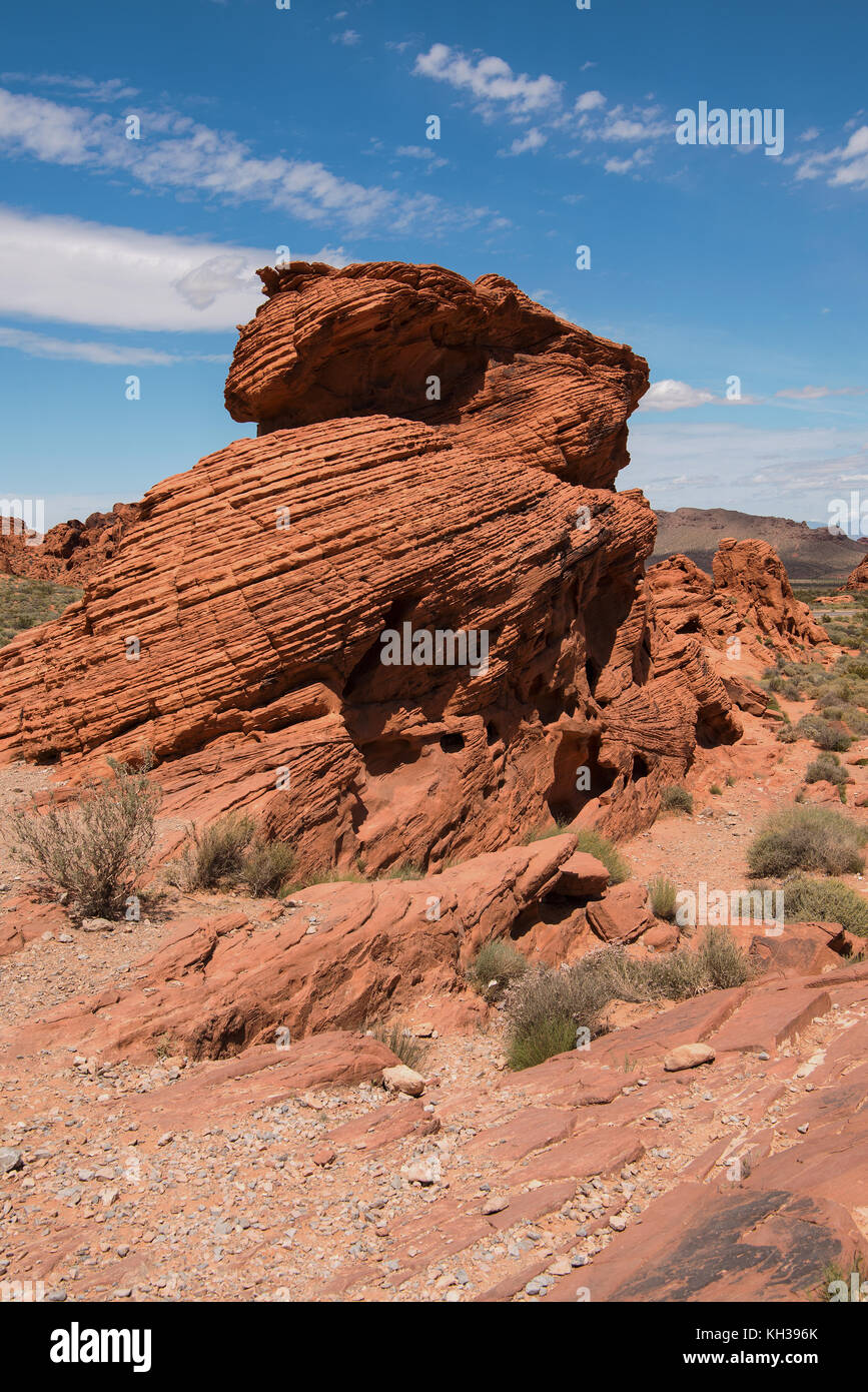 Beehive rock formation in Valley of Fire State Park near Overton, Clark ...