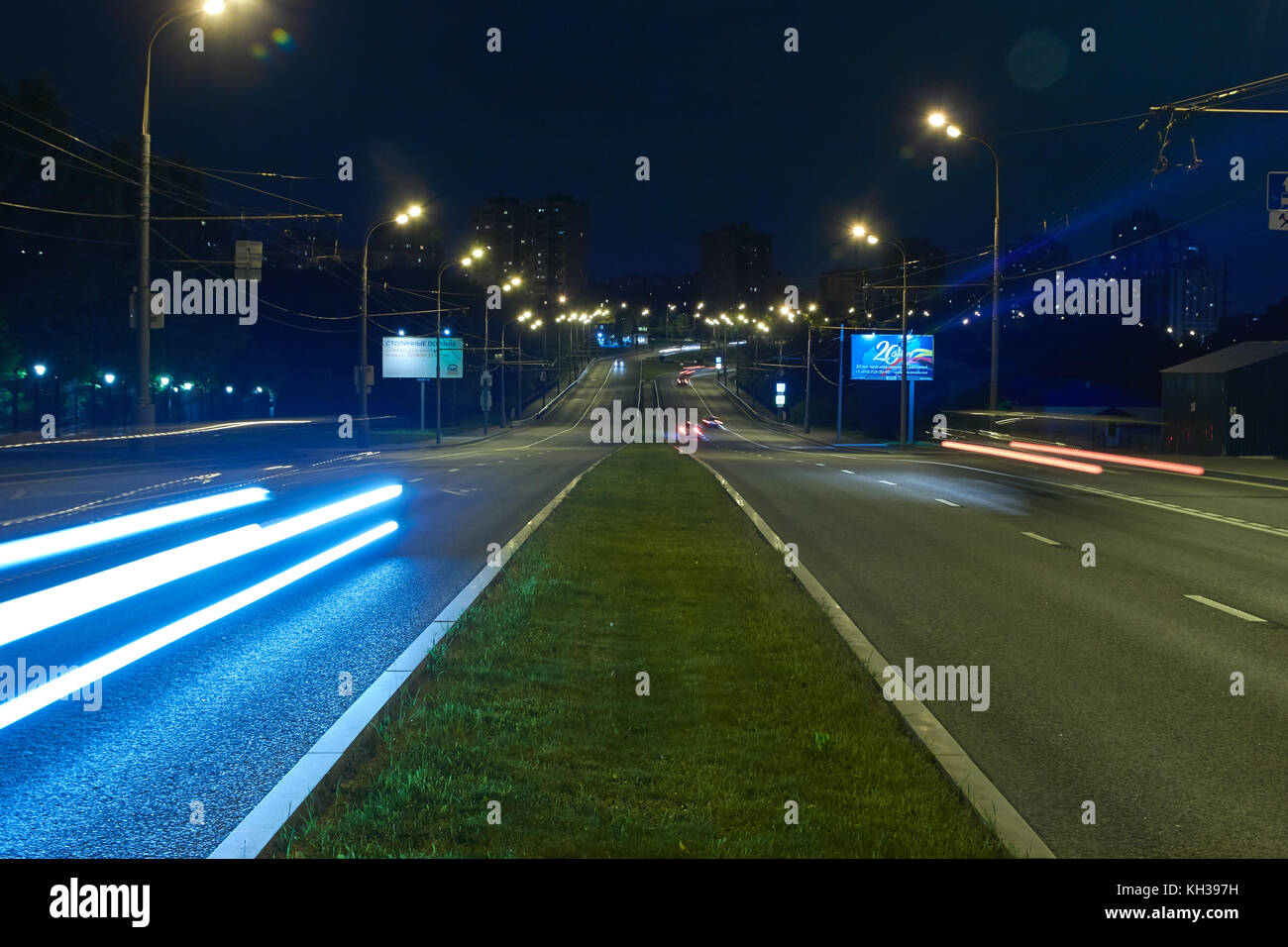 Motion night city hi-res stock photography and images - Alamy