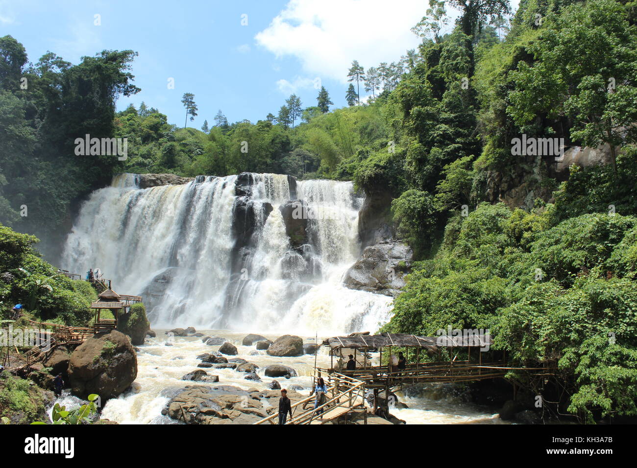 Curug Malela - Cicadas - Bandung Barat - Indonesia Stock Photo - Alamy