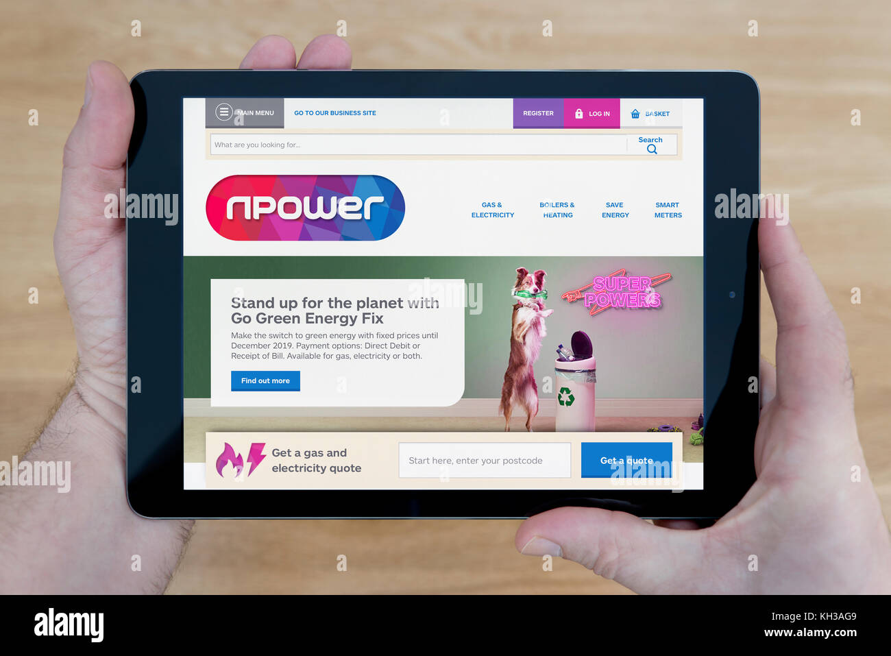 Npower page hi-res stock photography and images - Alamy