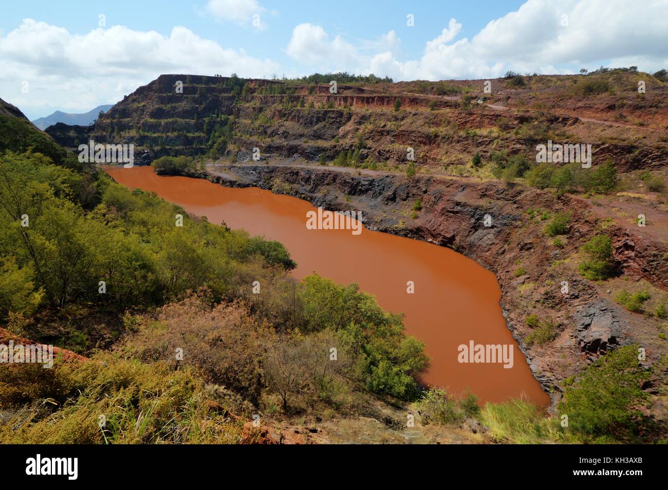 The Ngwenya Mine an iron ore mine is located on Bomvu Ridge, northwest ...