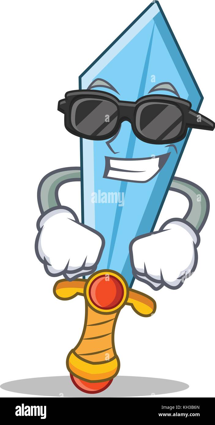 Super cool sword character cartoon style Stock Vector Image & Art - Alamy