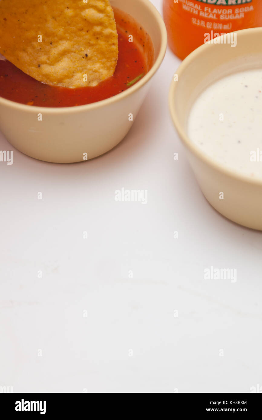 Tostada chips hi-res stock photography and images - Alamy