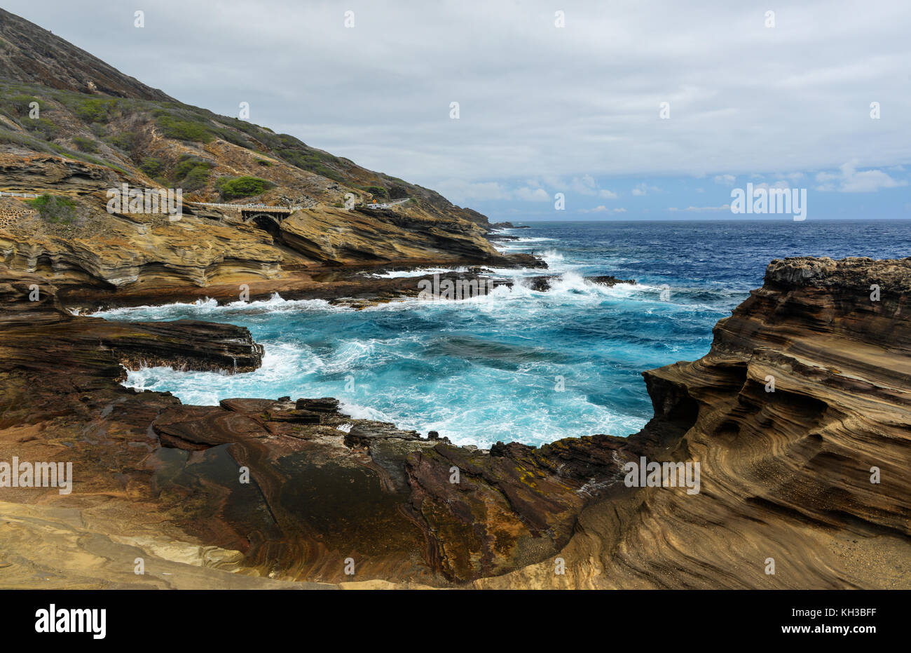 Lanai Lookout. East Oahu, Hawaii Stock Photo - Alamy