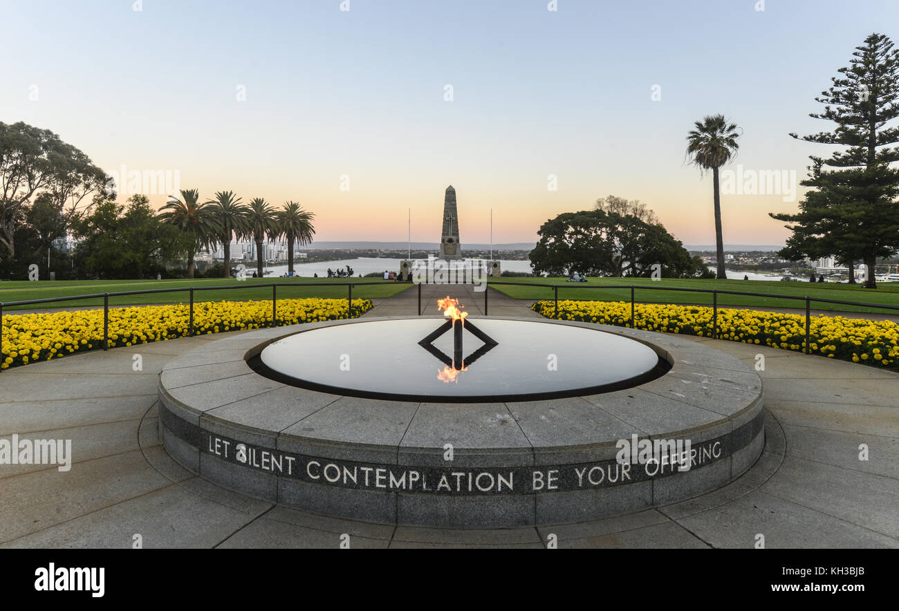 Kings park perth memorial eternal flame hi-res stock photography and ...