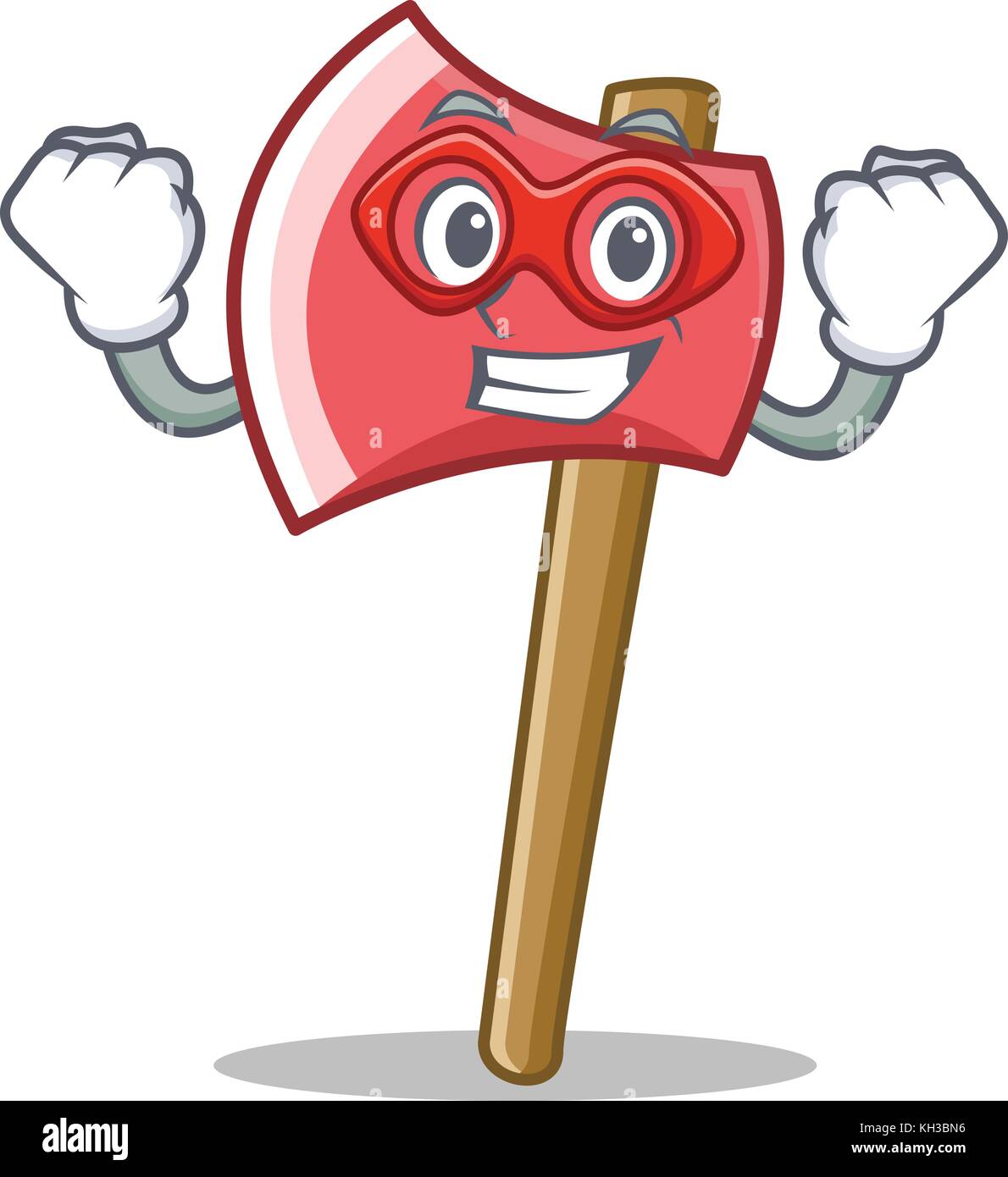 Super hero axe character cartoon style Stock Vector Image & Art - Alamy