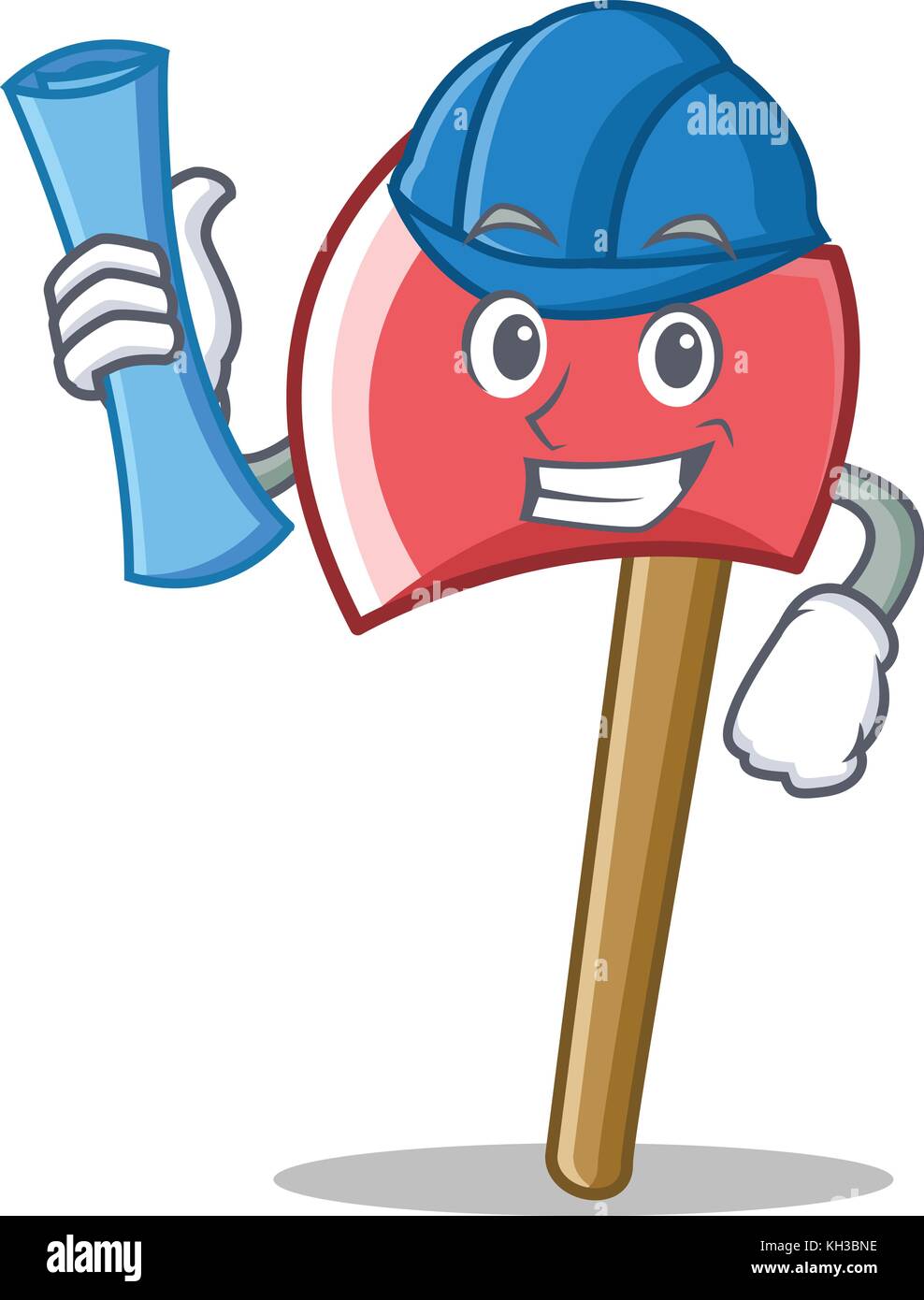 Architect axe character cartoon style Stock Vector Image & Art - Alamy