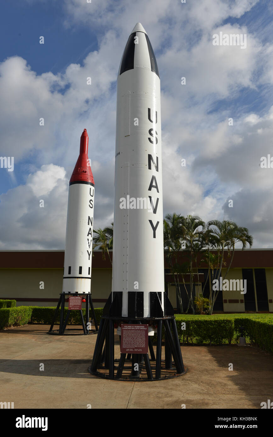 Polaris Submarine Ballistic Missile at Pearl Harbor Stock Photo - Alamy
