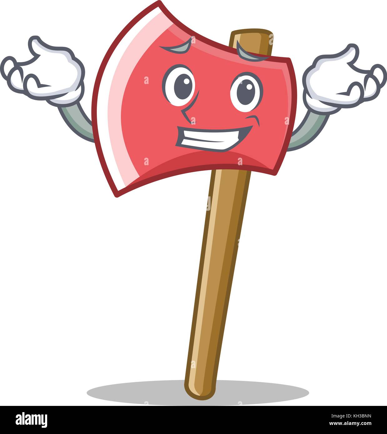 Grinning axe character cartoon style Stock Vector Image & Art - Alamy