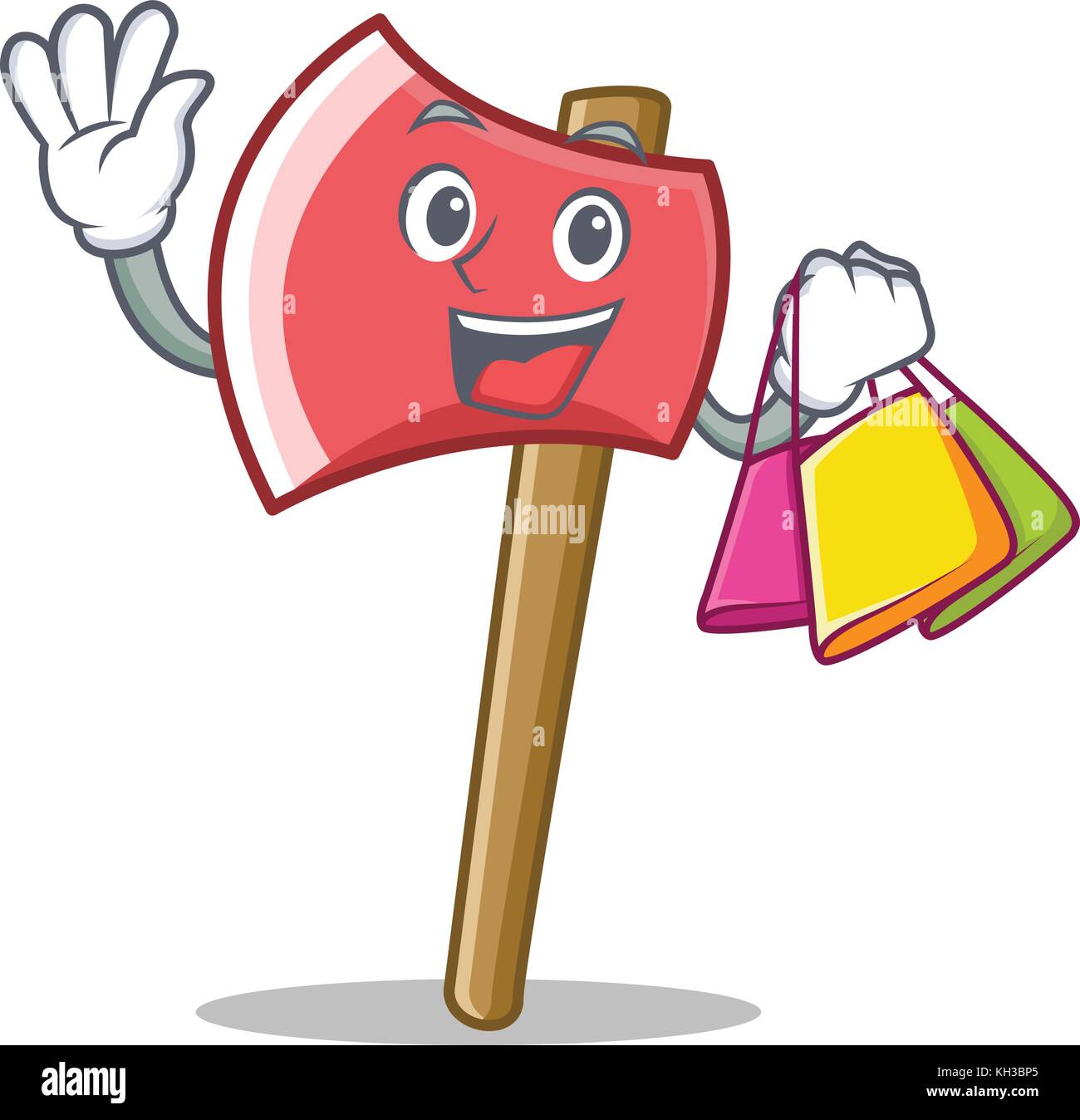 Shopping axe character cartoon style Stock Vector Image & Art - Alamy