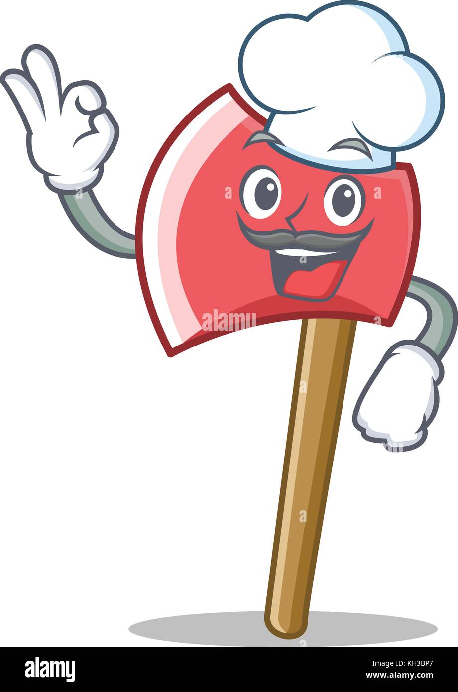 Chef axe character cartoon style Stock Vector Image & Art - Alamy
