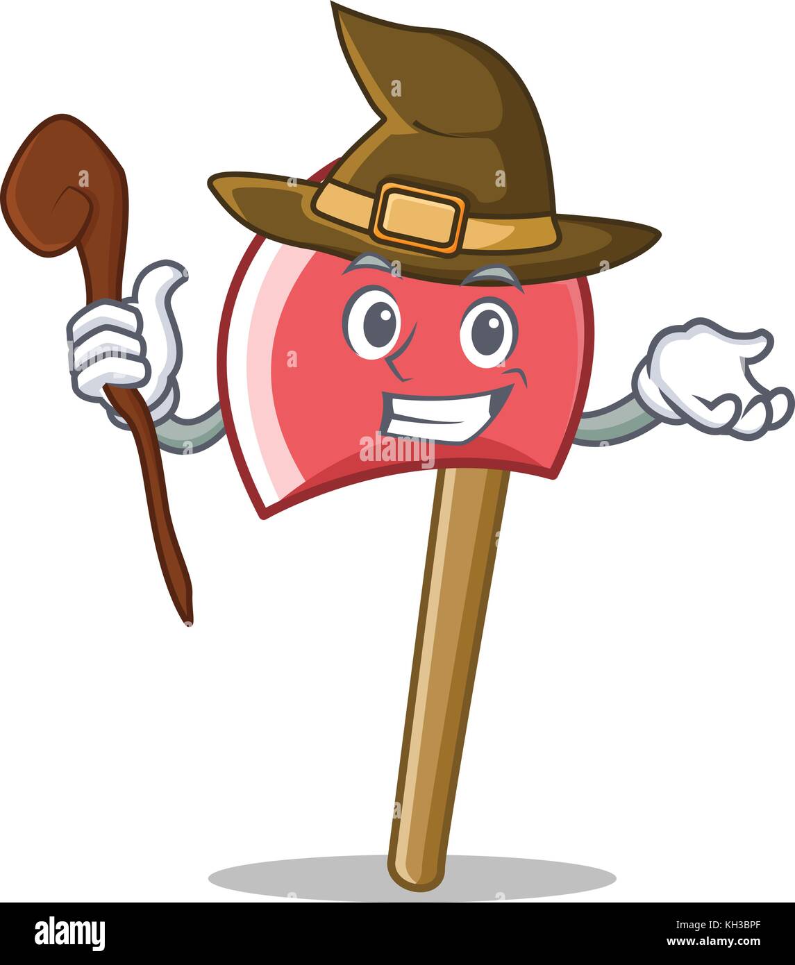 Witch axe character cartoon style Stock Vector Image & Art - Alamy