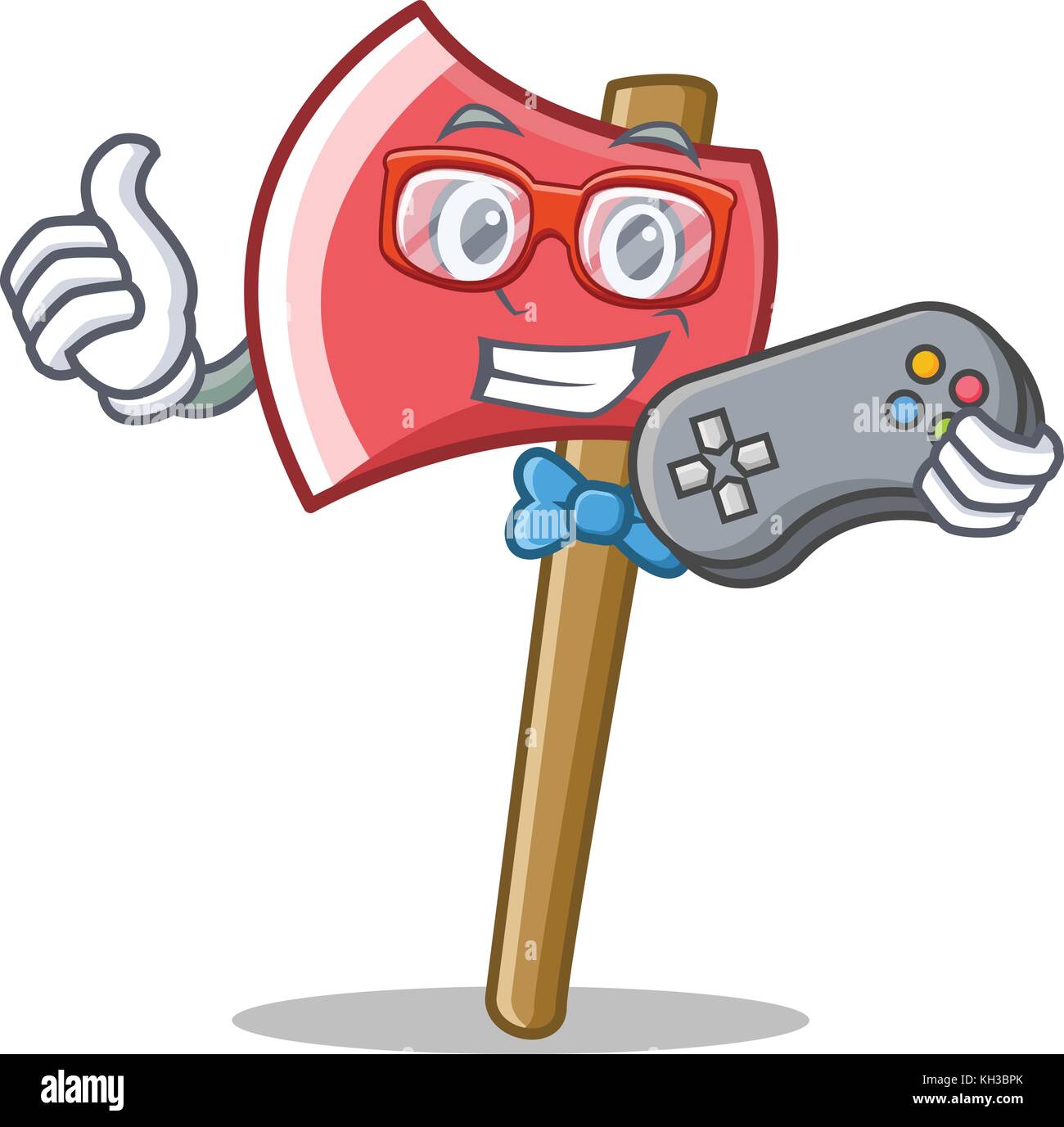 Gamer axe character cartoon style Stock Vector Image & Art - Alamy
