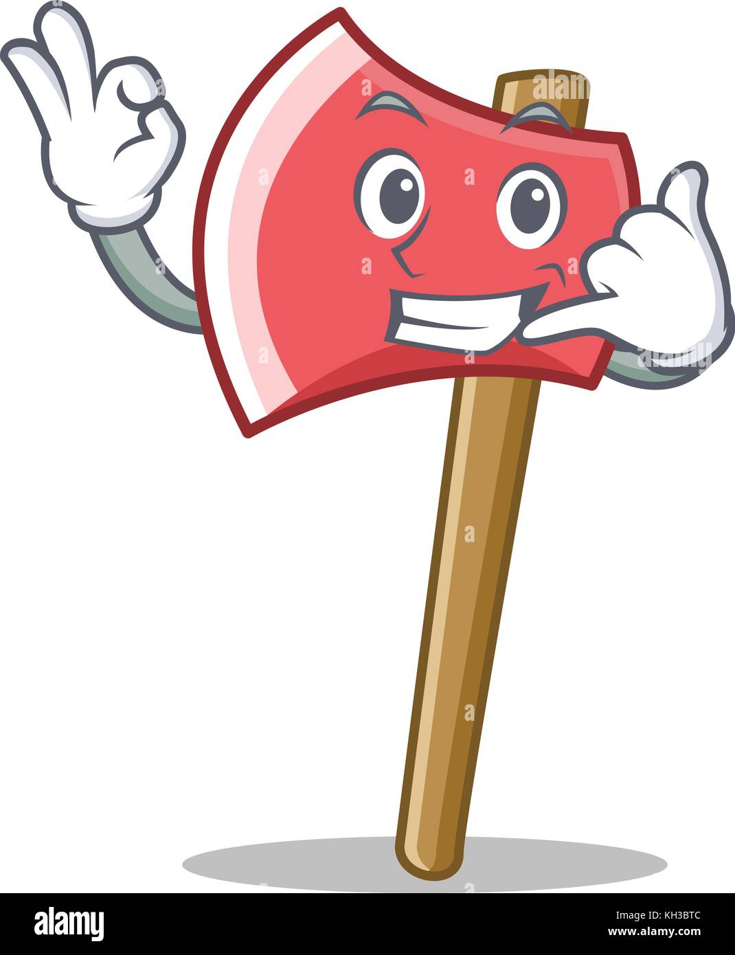 Call me axe character cartoon style Stock Vector Image & Art - Alamy