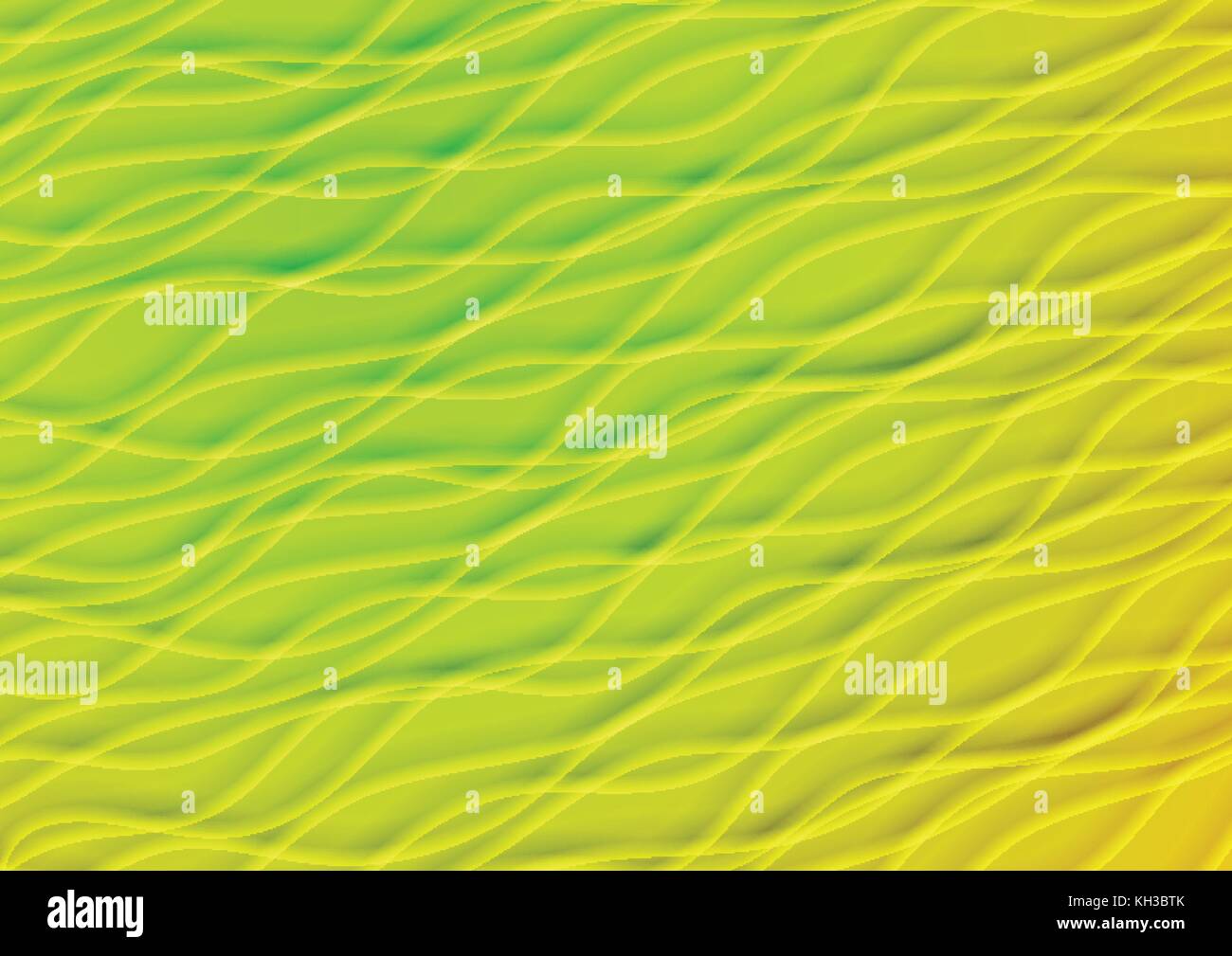 Green and yellow summer waves abstract vector background Stock Vector ...