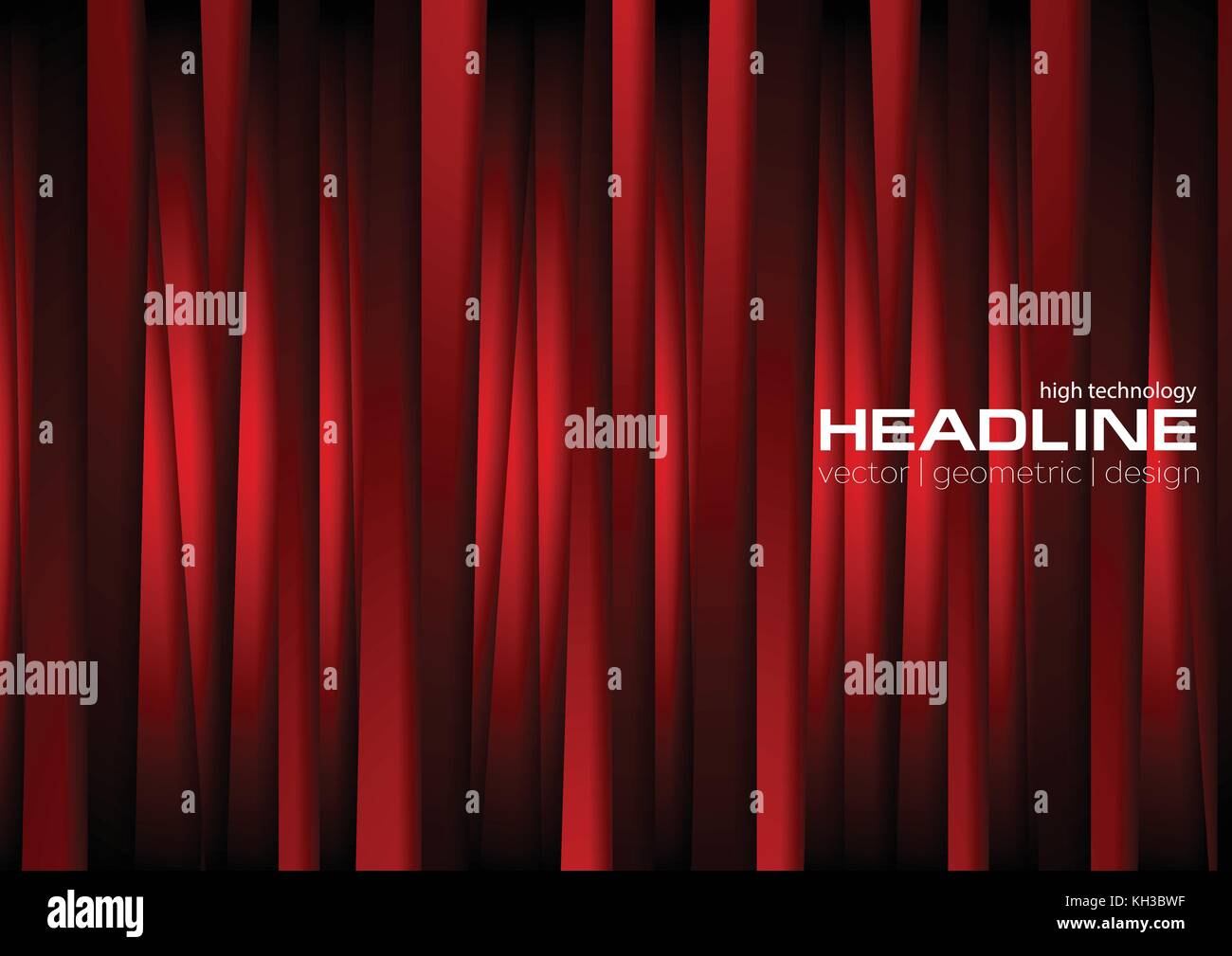 Dark red vertical tech stripes background. Geometric corporate design ...