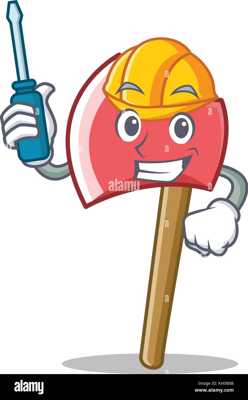 Automotive axe character cartoon style Stock Vector Image & Art - Alamy