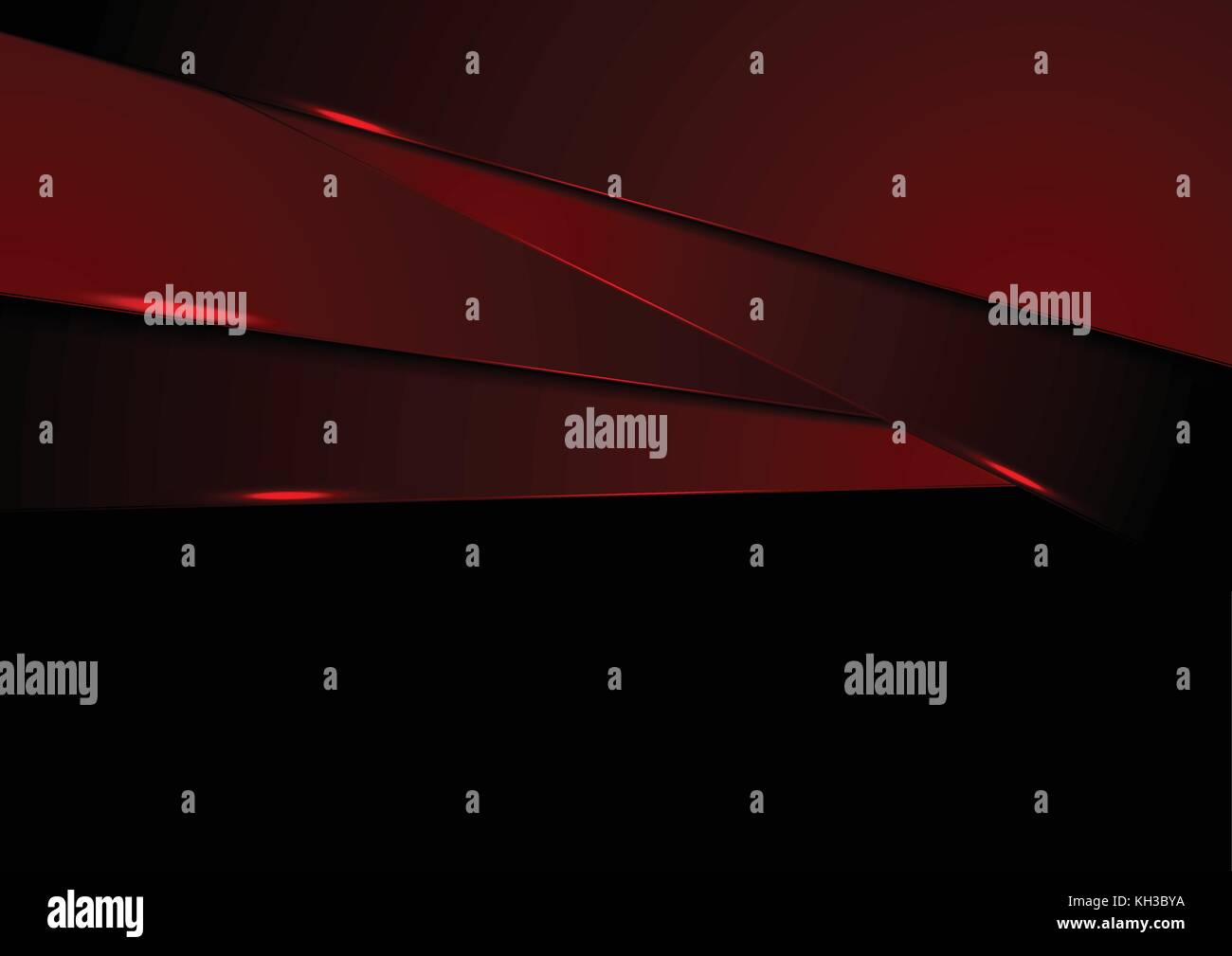 Dark red abstract tech corporate background. Vector geometric digital ...