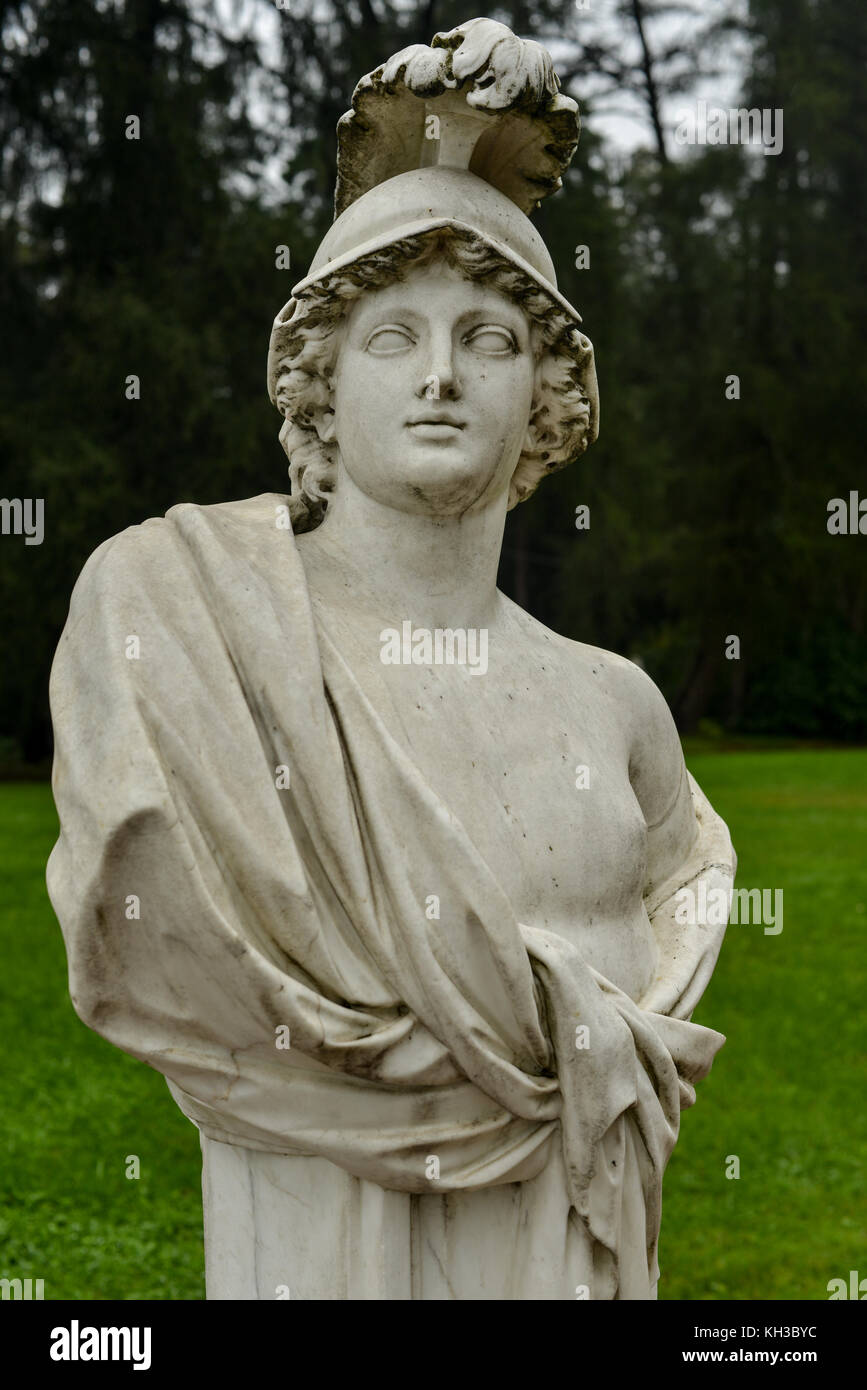 Greco-Roman Statue at the Museum-Estate of Arkhangelskoye Palace ...