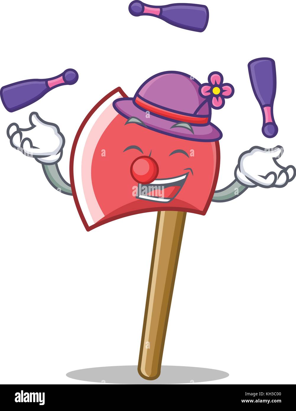 Juggling axe character cartoon style Stock Vector Image & Art - Alamy