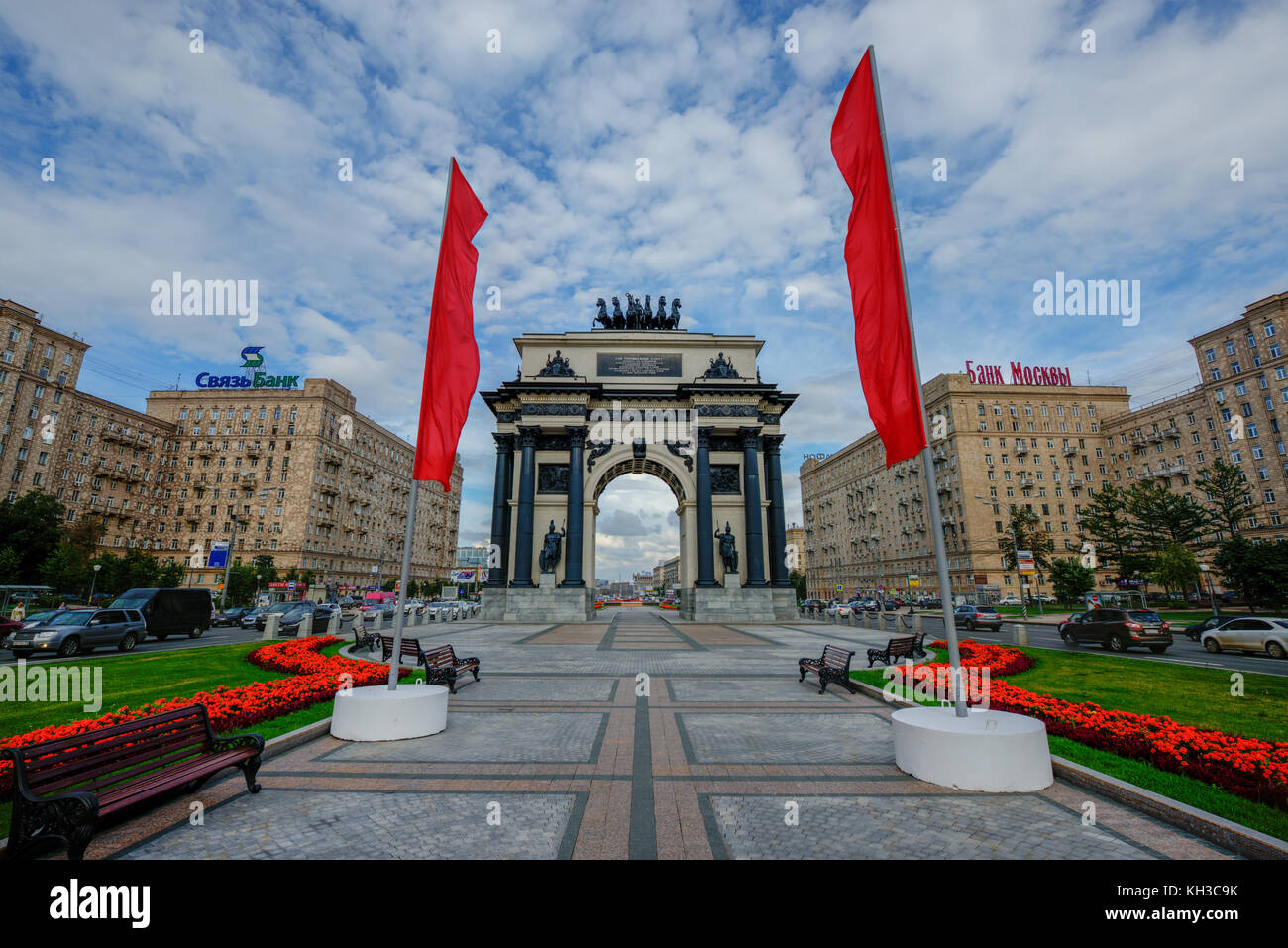 Triumphal Arch of Moscow to commemorate Russia's victory over Napoleon ...