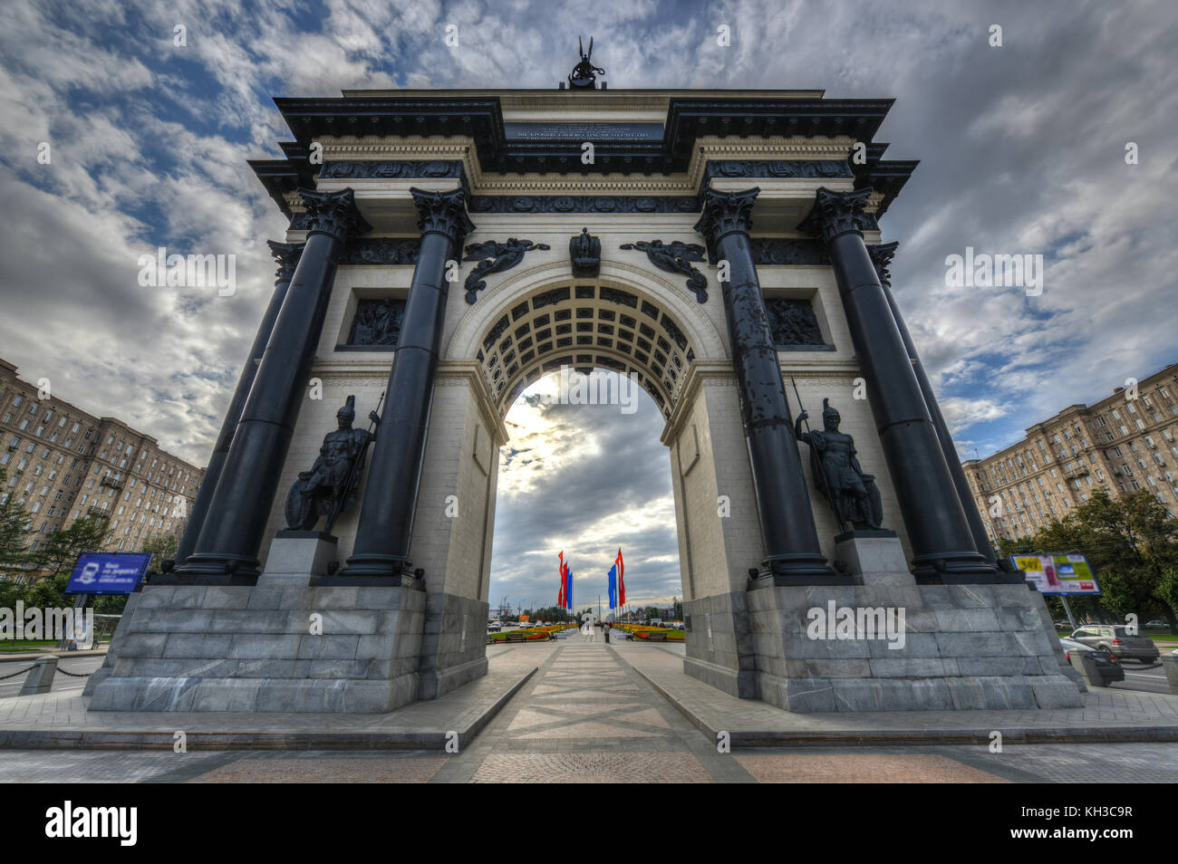 Triumphal Arch of Moscow to commemorate Russia's victory over Napoleon ...