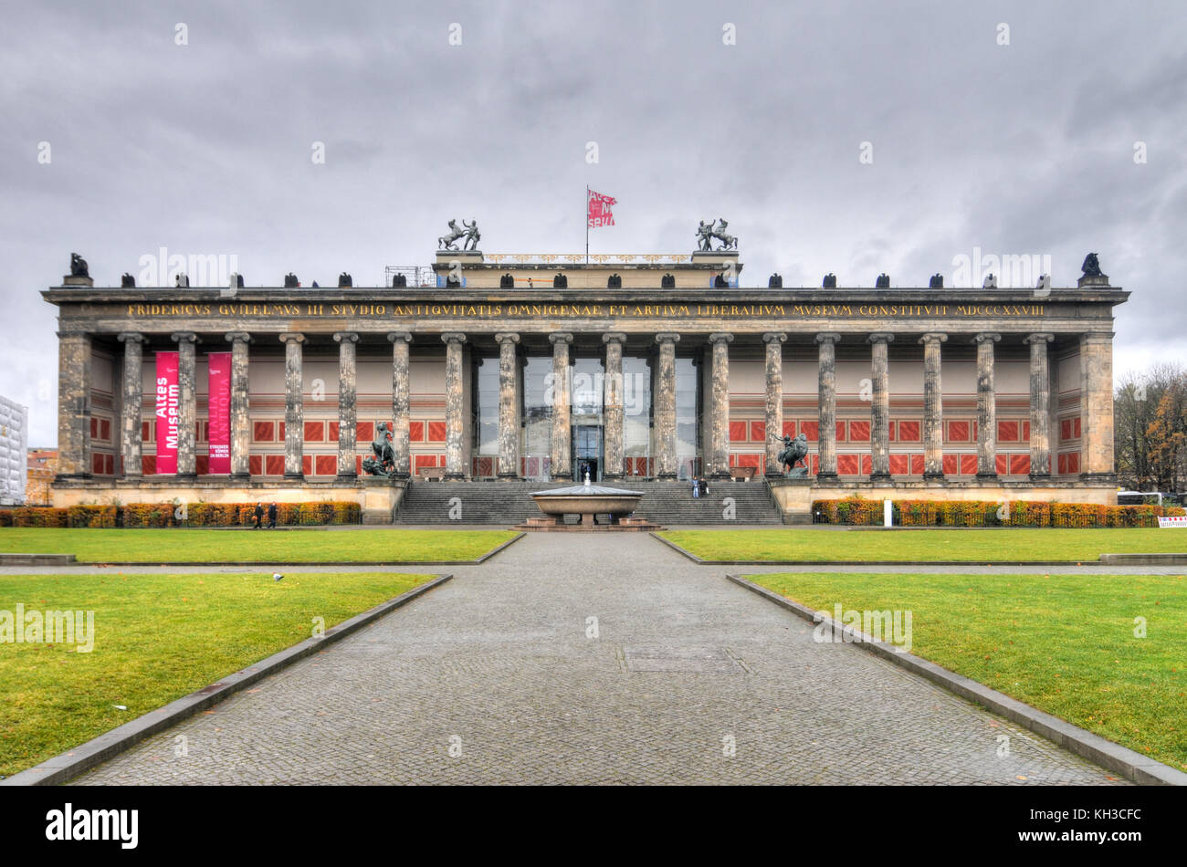 Berlin, Germany - Novembr 4, 2010: The Altes Museum, is one of several ...