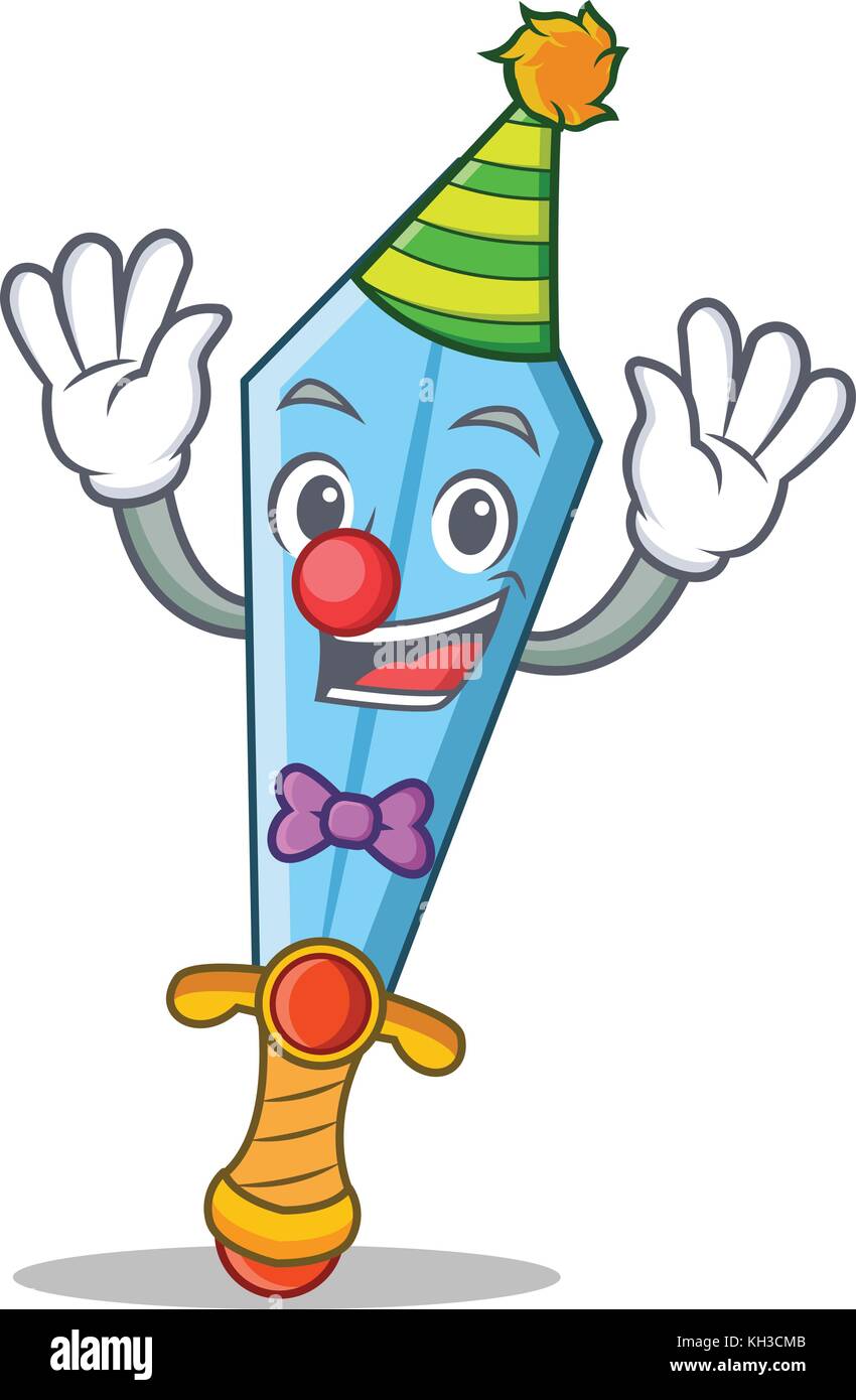 Clown sword character cartoon style Stock Vector Image & Art - Alamy