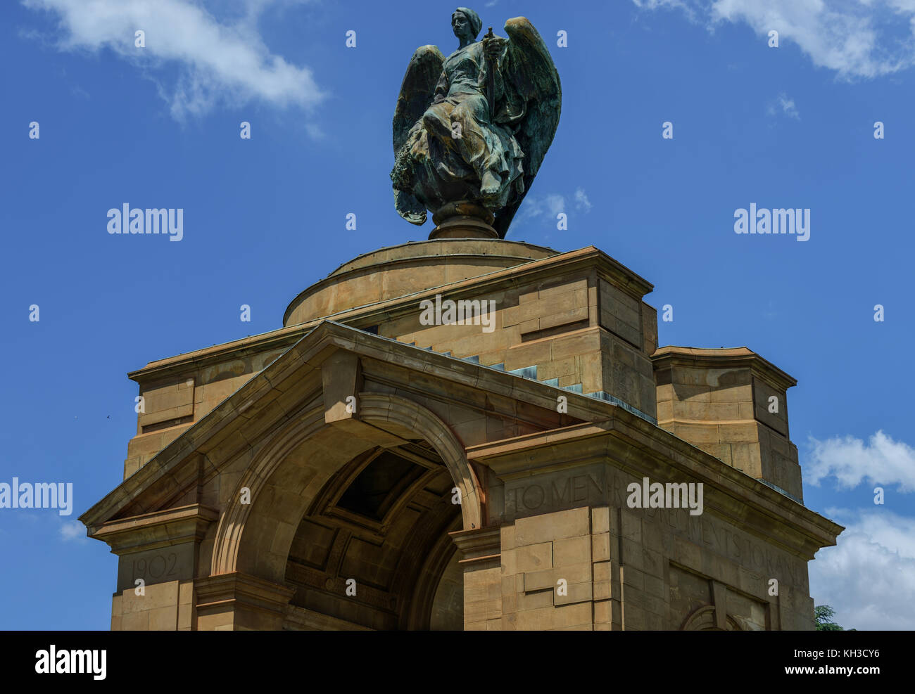 The Anglo-Boer War Memorial. It is on the grounds of the Museum of ...