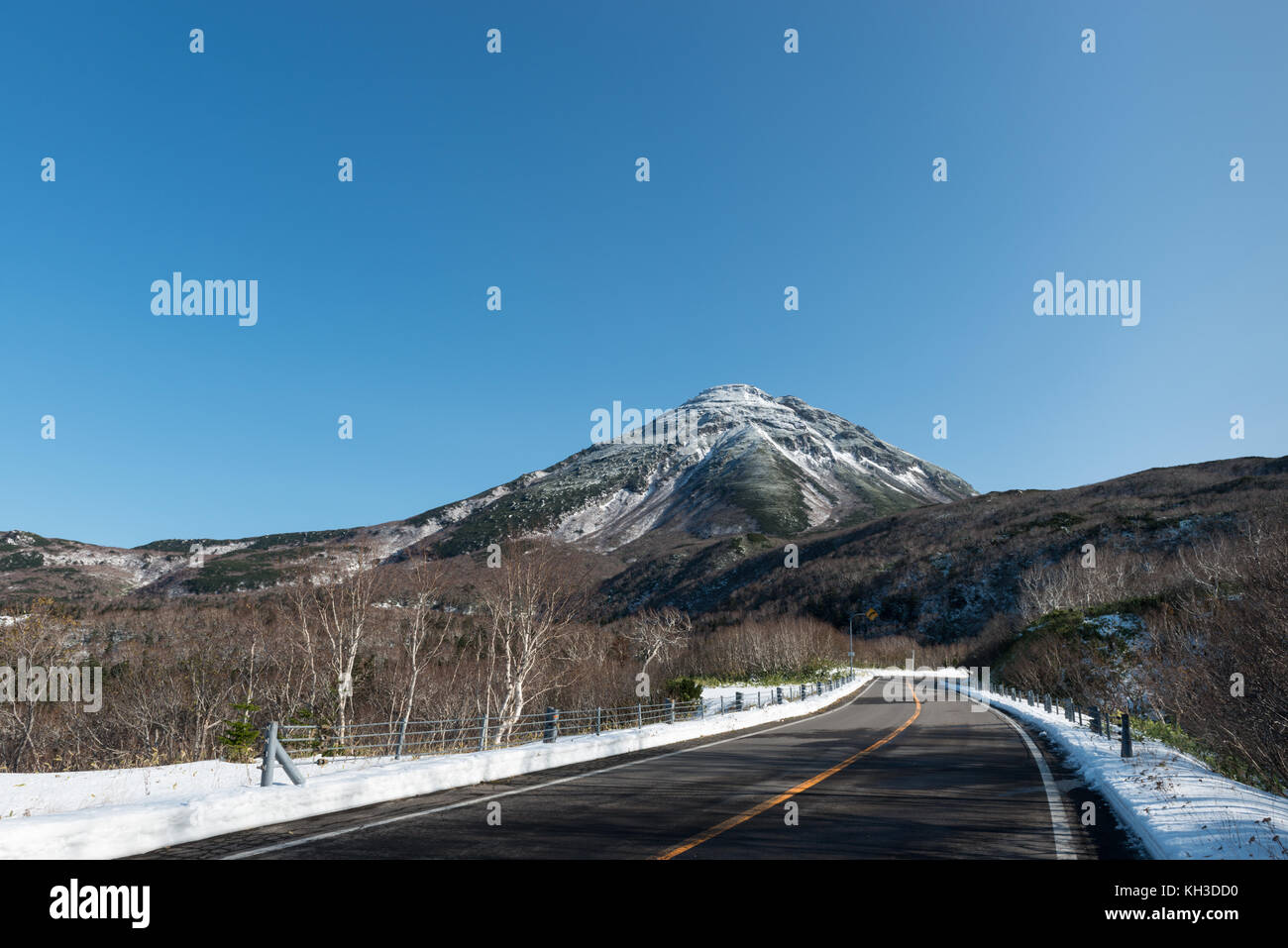 View of Shiretoko pass and Mount Rausu, Shiretoko National Park ...