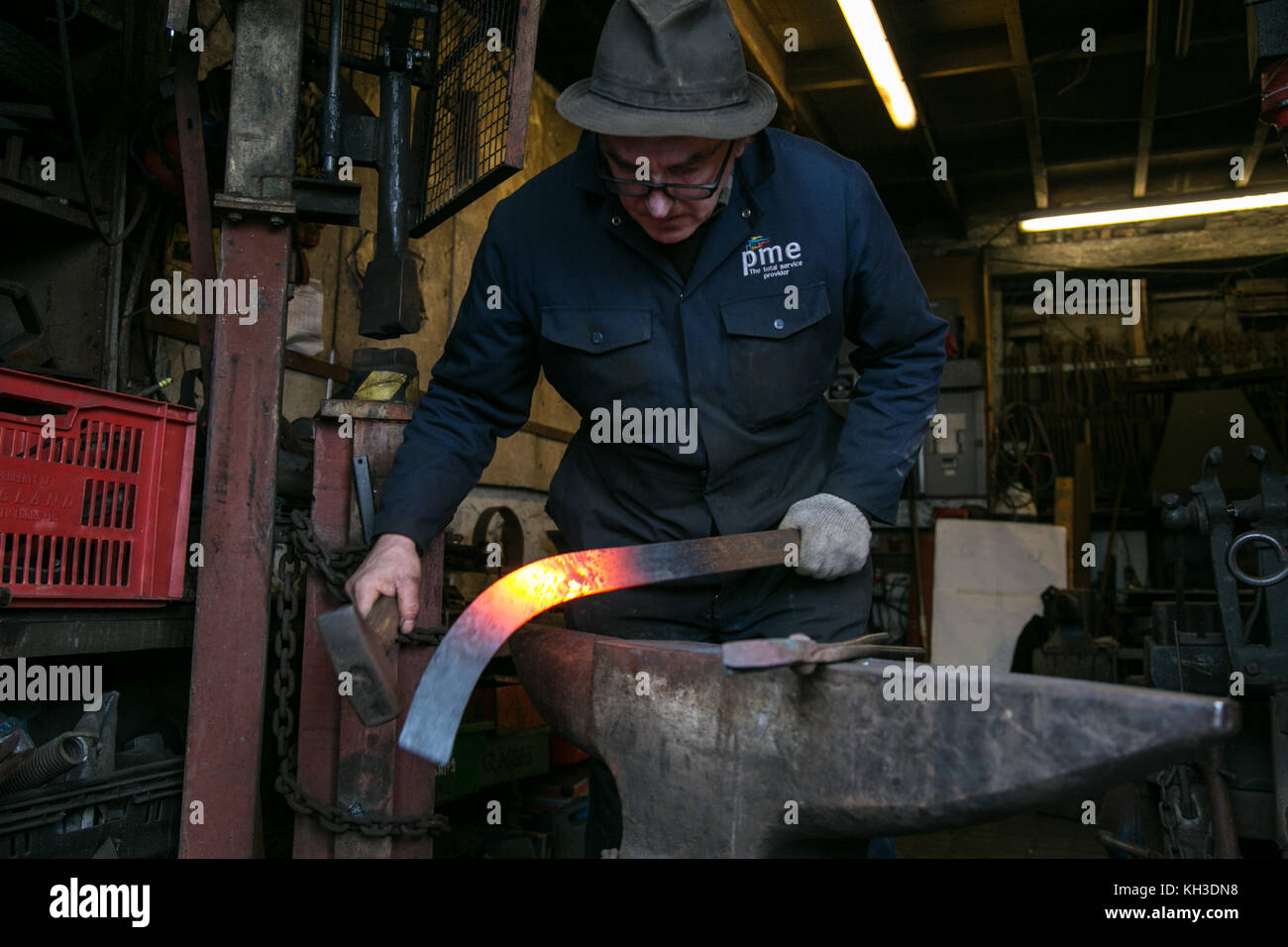 Traditional British Blacksmith.London Stock Photo - Alamy