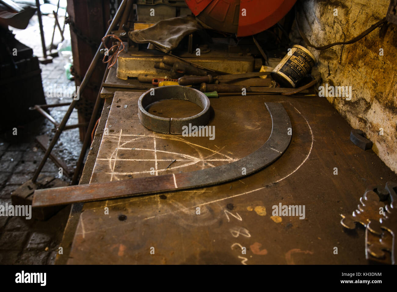 Traditional British Blacksmith.London Stock Photo - Alamy