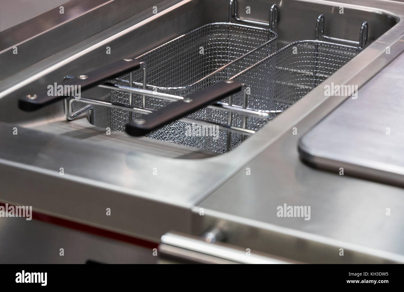Deep frying surface for cooking in oil Stock Photo - Alamy