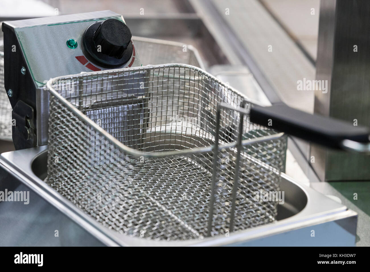 Deep frying surface for cooking in oil Stock Photo - Alamy