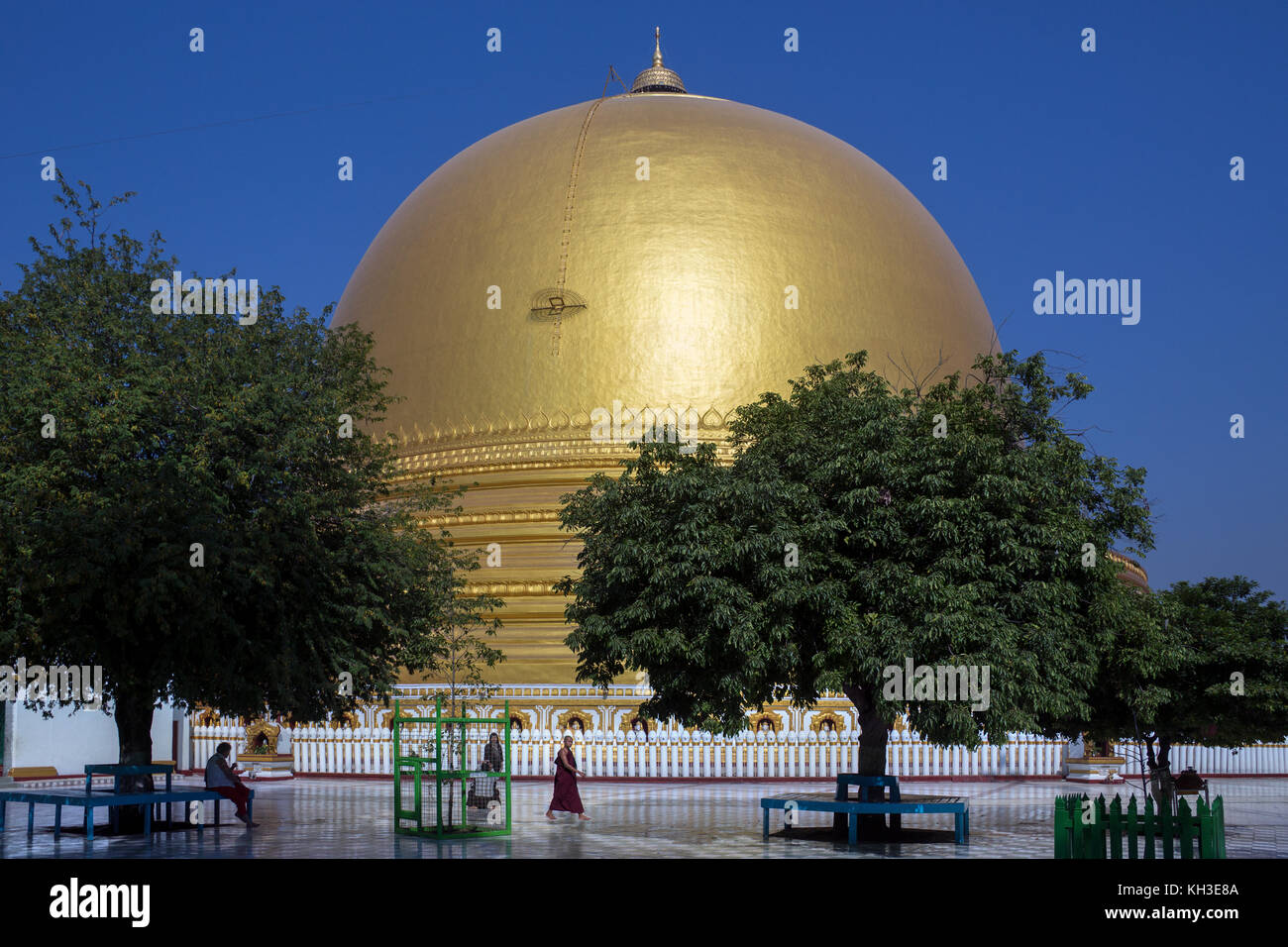 The Kaung Mu Taw Pagoda in the city of Sagaing in Myanmar (Burma Stock ...
