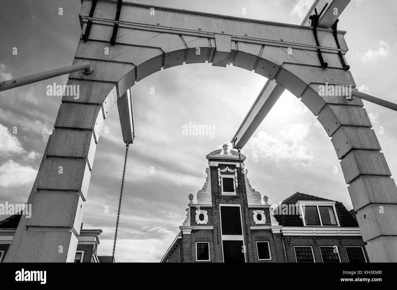 Typical bridge in Alkmaar, the Netherlands Stock Photo - Alamy